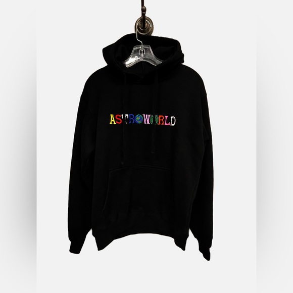 Travis Scott | Sweaters | Travis Scott Astroworld Logo Hoodie | Poshmark